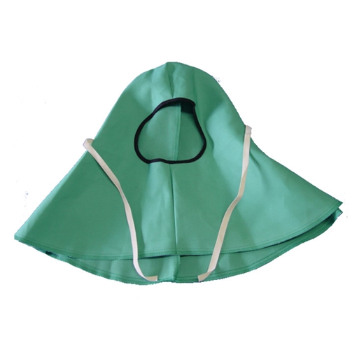 Green FR Cotton Open Faced Hood