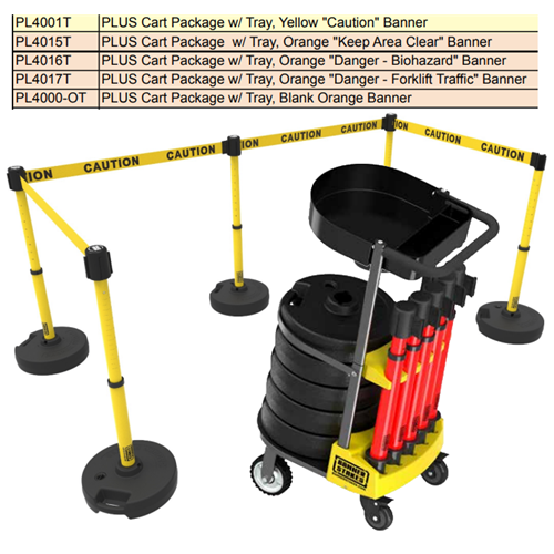 Portable Barricade Cart