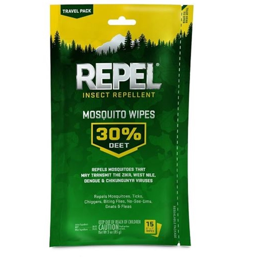 AbcoSafety.com - Repel 30-Percent Deet Mosquito Repellent Wipes